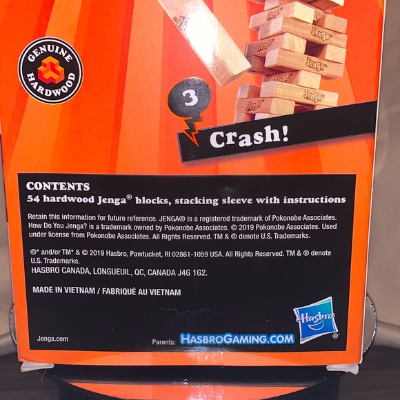 Hasbro | Toys | Hasbro Gaming New Classic Jenga Ages 6 | Poshmark
